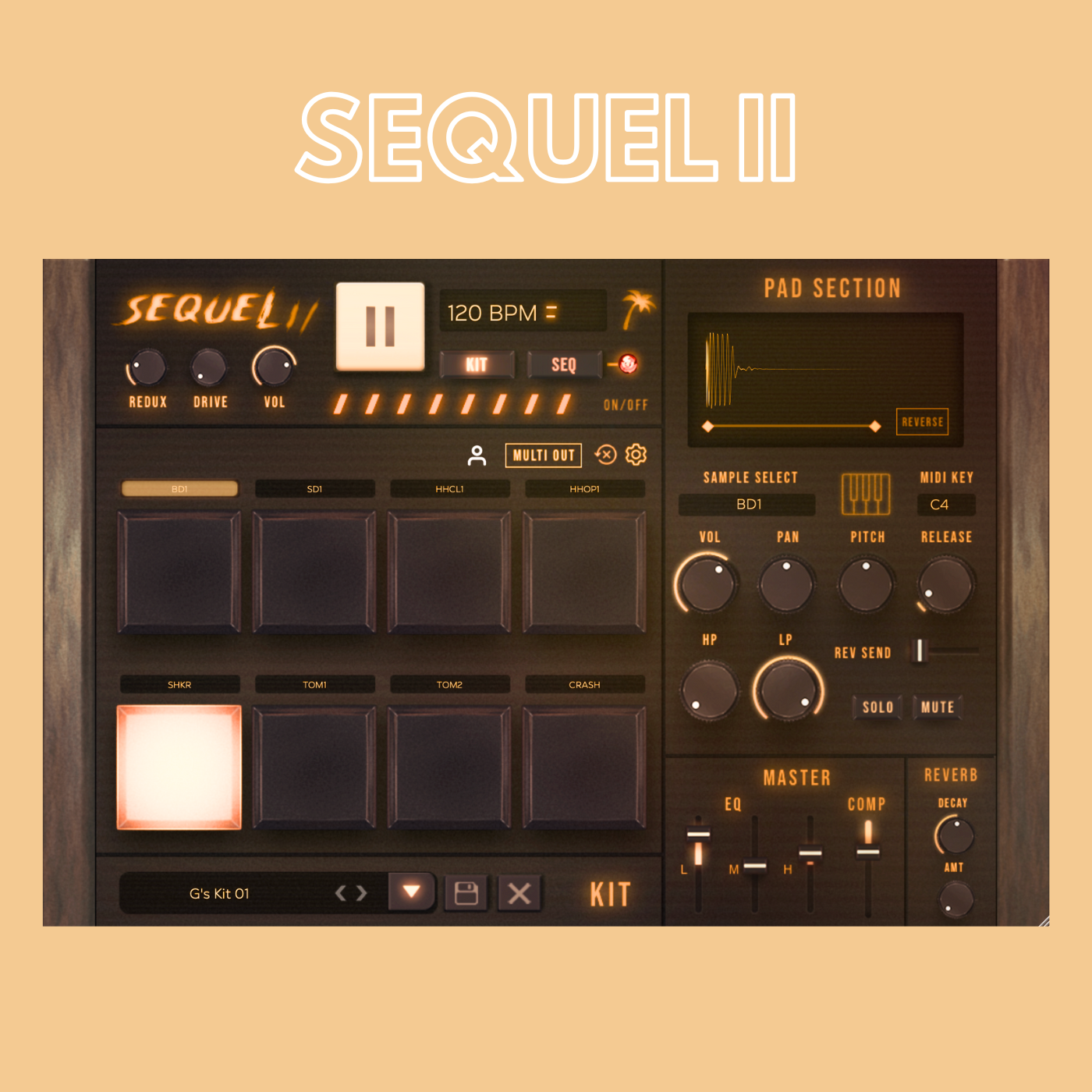 Sequel 2 - Vintage Drum Sampler / Sequencer - Beatskillz